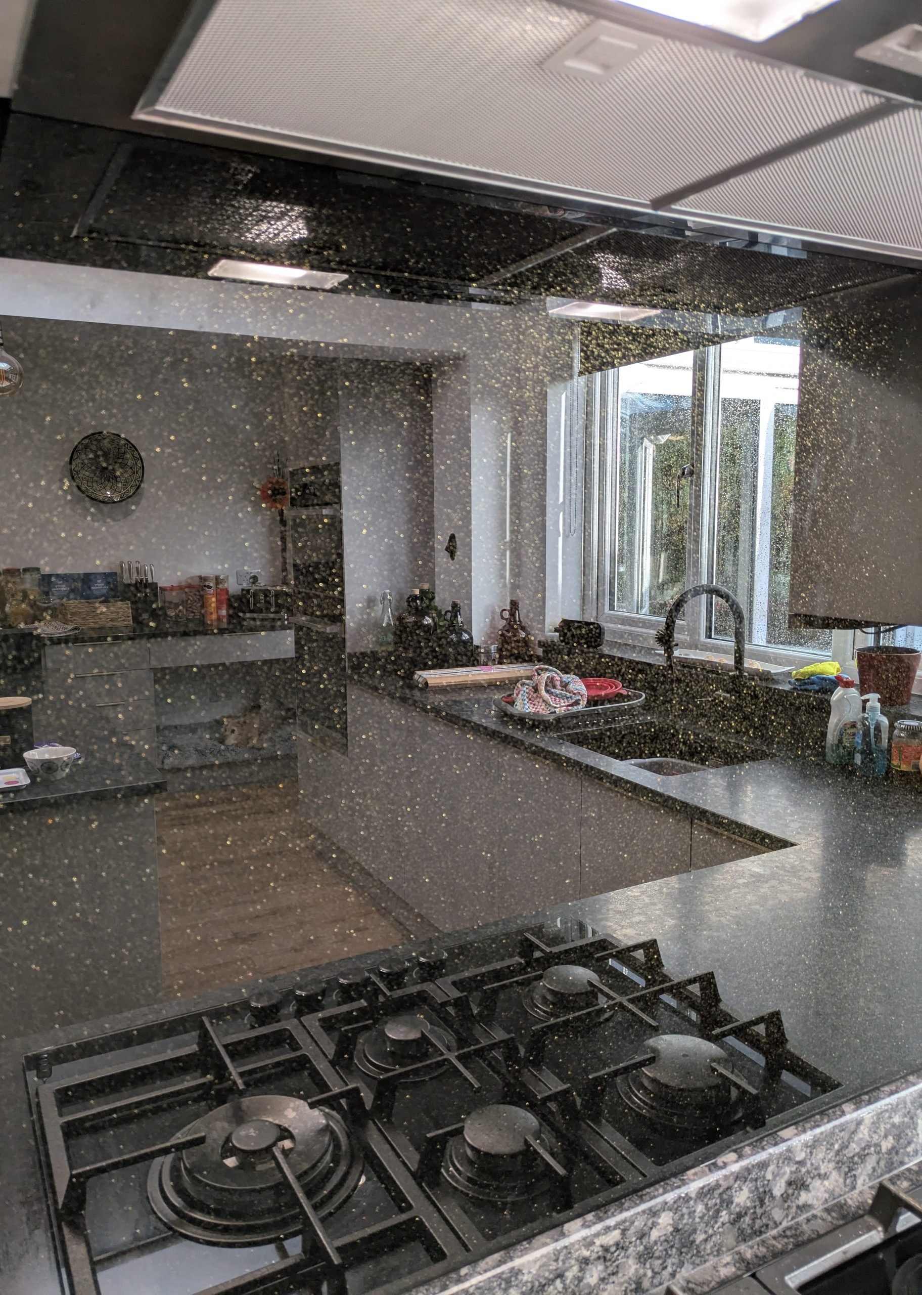 Glass Glitter Splashbacks: A Sparkling Project in Wrexham