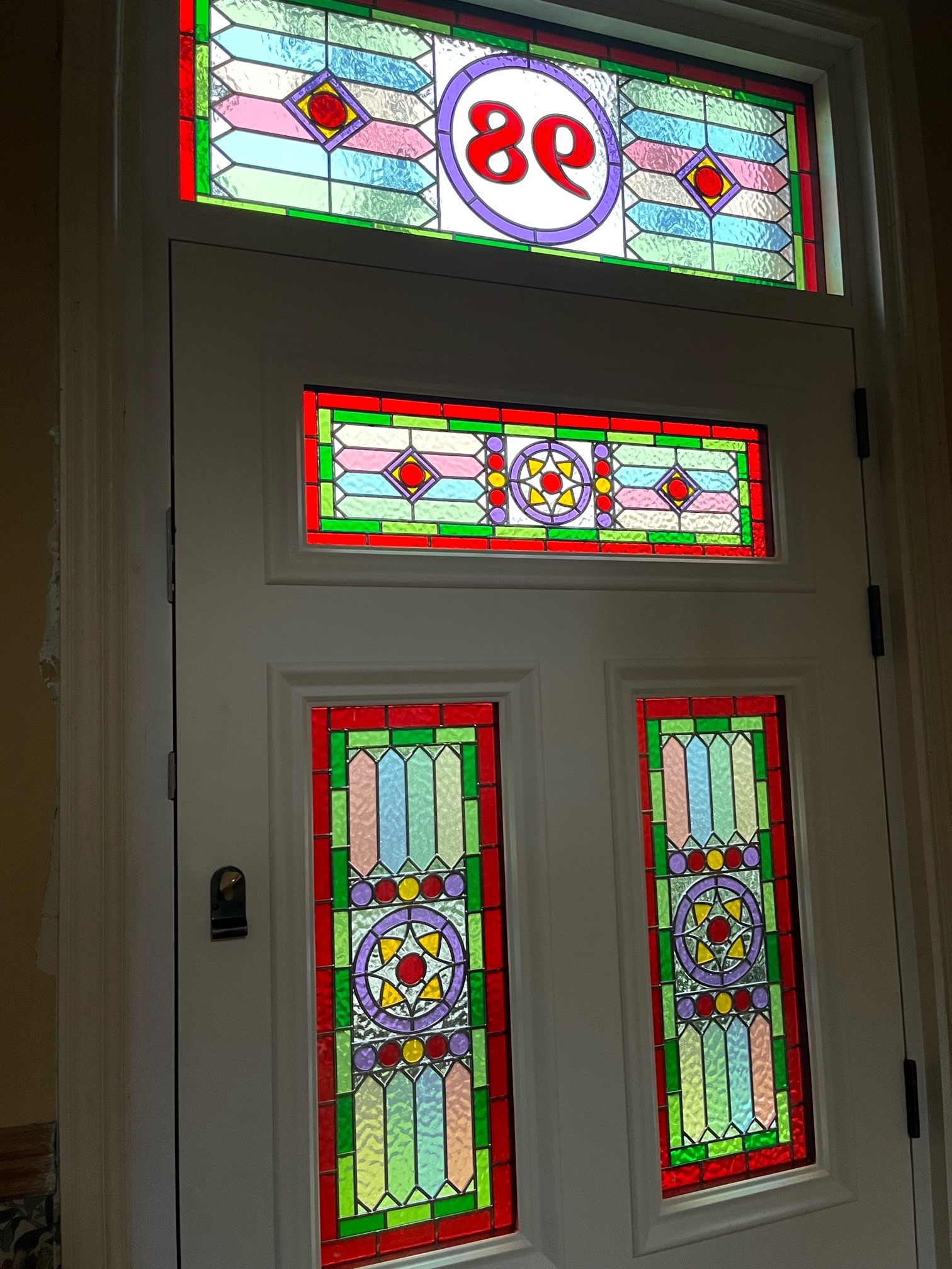 Bespoke Leaded Glass Door Installation - CS Glaziers Group - Glass ...